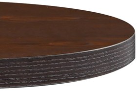 vidaXL Bistro stolek tmavě hnědý 60 cm MDF