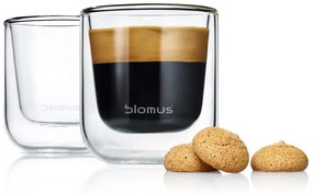 Blomus Termosklenice na Espresso Nero 80 ml