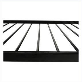 Kovová postel DAINA 90x200 černá Kondela 0000252383