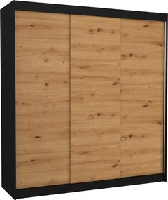 ADRK Furniture Posuvná skříň MEGAN 200 SW-MEG-B+ART-200+A686