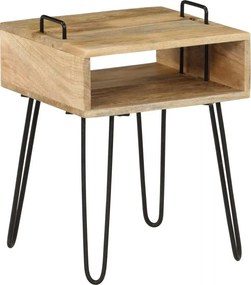 vidaXL Noční stolek z masivního mangovníkového dřeva 40 x 34 x 47 cm [246019]