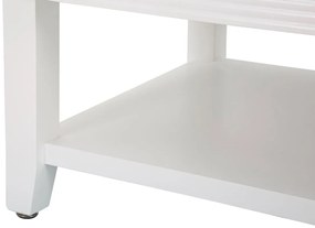 Designový konferenční stolek Hahnunah 90 cm bílý lesk