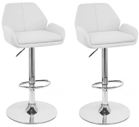 Barová židle 2x  Hawaj CL-3335-2 | bílá
