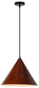 Candellux - Závěsná lampa Dunca 32, tmavý ořech