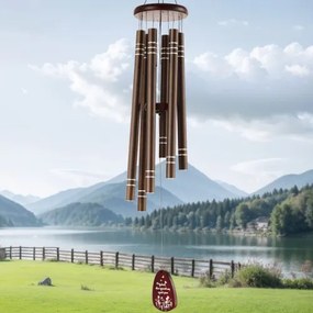 Větrné zvonkohry pro venkovní 1067 mm hliníkové pamětní zvonky s hlubokými tóny