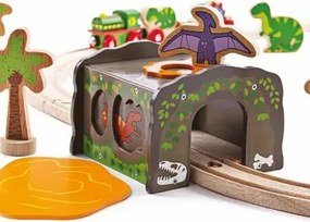 Bigjigs Rail Dinosauří tunel T-Rex / od 3 let