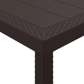 Zahradní stůl Hnědá 300 x 100 x 73 cm polyratan 3378521