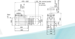 Badu Bazénové čerpadlo Bettar Top S II 12 – 12 m³/h, 230 V