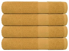 Ručníky FROGN 4 ks zlaté 100x200 cm 360 g/m² 136819