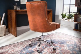 Moderní kancelářská kolečková židle šedá &ndash; Vernon