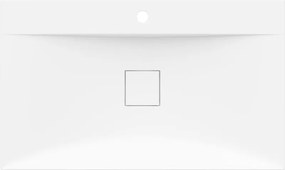 Mexen Poli umyvadlo na desku z konglomerátu 1/O 80 x 48 cm, bílá - 23028001