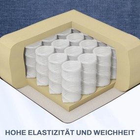 HOMCOM Relaxační křeslo s masážní funkcí, elektrické TV křeslo s vyhříváním, polohovací funkcí, otočné masážní křeslo s pružinovým systémem 700-174V9…