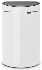 Brabantia dotykový odpadkový koš Touch Bin, 40l, bílá, 114984
