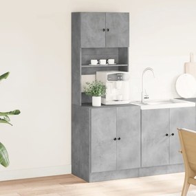 Kuchyňská skříňka betonově šedá 60x50x180 cm kompozitní dřevo 3276640