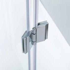 BPS-koupelny Čtvercový sprchový kout HYD-SK1390B 90x90 chrom/transparent - bez vaničky