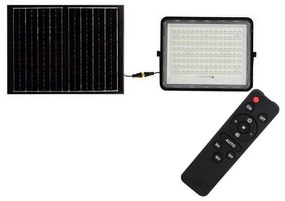V-Tac LED Venkovní solární reflektor LED/20W/3,2V 4000K černá + DO VT1458