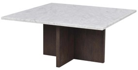 Bílý Konferenční stolek Brooksville 42 × 90 × 90 cm ROWICO
