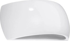 Sollux Lighting Lakované nástěnné svítidlo PONTIUS bílý lesk