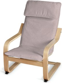 Sedák na dětské křeslo IKEA Poäng barva růžová látka pletený vzor