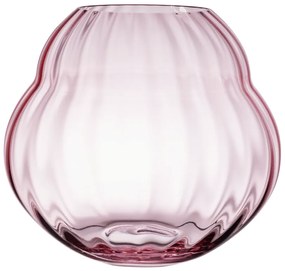 Villeroy & Boch Skleněná váza / svícen Rose Garden, růžová, 17 cm 10-4288-5411
