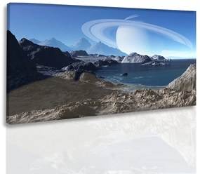 Malvis ® Obraz Saturn Velikost: 150x100 cm