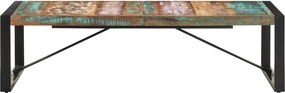 Konferenční stolek 140 x 70 x 40 cm masivní recyklované dřevo 321585