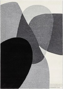 Breno Kusový koberec LARA L258A-SFI28, 120x170 cm, Šedá/Vícebarevné