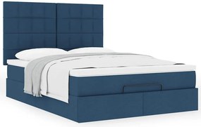 Osmanský rám postele s matrací Blue 140x190cm textil 3313160