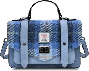 Kabelka The Medium Satchel Blue Tartan - Islander