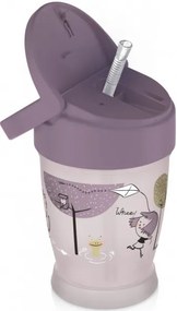 Lovi hrneček se slámkou Lovely Girl - Junior, 12m+,  růžový/bordo, 250ml