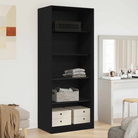 Šatní skříň Černý dub 80 x 50 x 200 cm Kompozitní dřevo 3378503
