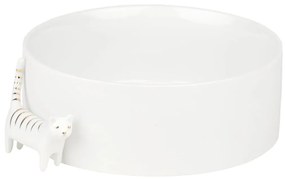 räder Porcelánová miska Cat, bílá barva, porcelán