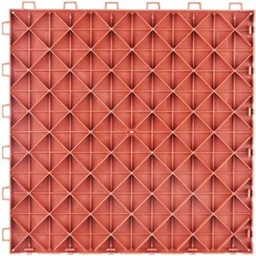 Garážové dlaždice zámkové, 30,5 × 30,5 × 1,3 cm
