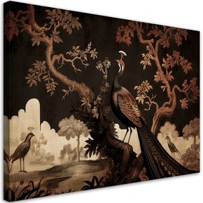 Gario Obraz na plátně Orientální páv na stromě Rozměry: 60 x 40 cm