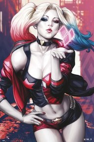 Plakát, Obraz - Harley Quinn - Kiss