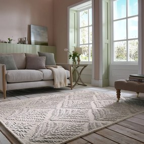 Šedobéžový ručně tkaný koberec s příměsí vlny 200x290 cm Sloane – Flair Rugs