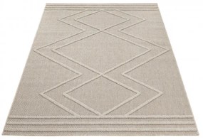 Ayyildiz, Kusový koberec Patara 4954 Beige – na ven i na doma, 140x200, béžová, chodba / předsíň