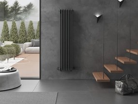 Mexen Denver dekorativní radiátor 1600 x 378 mm, 1487 W, antracit - W215-1600-378-00-66
