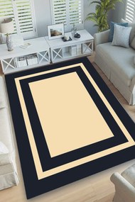Conceptum Hypnose Kusový koberec Black Frame, Vícebarevná Rozměr koberce: 80 x 300 cm
