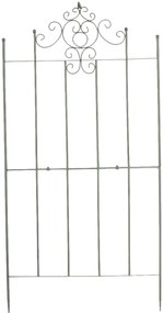 2x Mřížka na popínavé rostliny Paula - 180 x 85,5 cm - Zelená antik