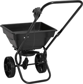 Ručně tlačené rozmetadlo soli PVC a ocel 80 x 46 x 75 cm 15 L 142965