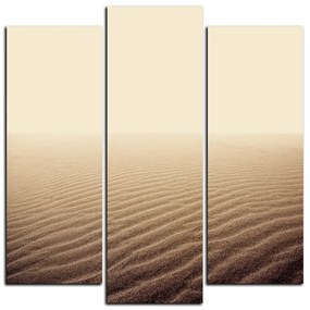 Obraz na plátně - Písek v poušti - čtverec 3127C (75x75 cm)