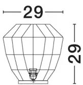 Designová stolní lampa Mapi A