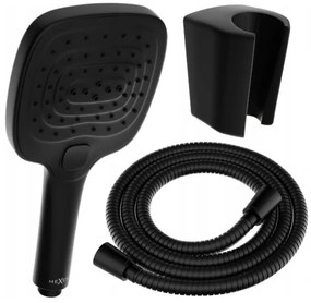 Mexen příslušenství - 1-bodový ruční sprchový set R-17, černá, 785176052-70