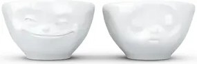 FIFTYEIGHT Sada misek Grinsend  Küssend bílá / Sada misek / 100 ml