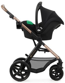 KINDERKRAFT - Kombinovaný kočárek 3v1 MOOV 2 Sand beige + autosedačka MINK PRO