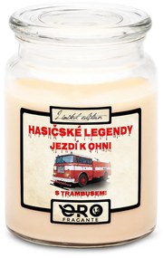 Svíčka Hasičské legendy – Trambus (Vůně svíčky: Vanilka)