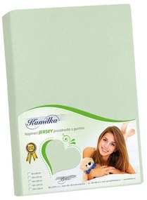 Bellatex Prostěradlo jersey šalvějová rozměr 90x200x40 cm