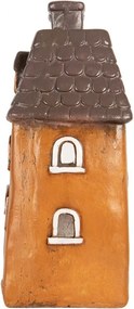 Cihlový domek svícen na čajovou svíčku Homely - 23*17*37 cm