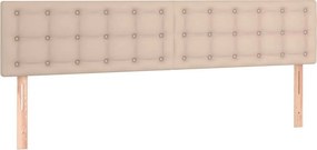 Box spring postel s matrací cappuccino 200 x 200 cm umělá kůže 3127336